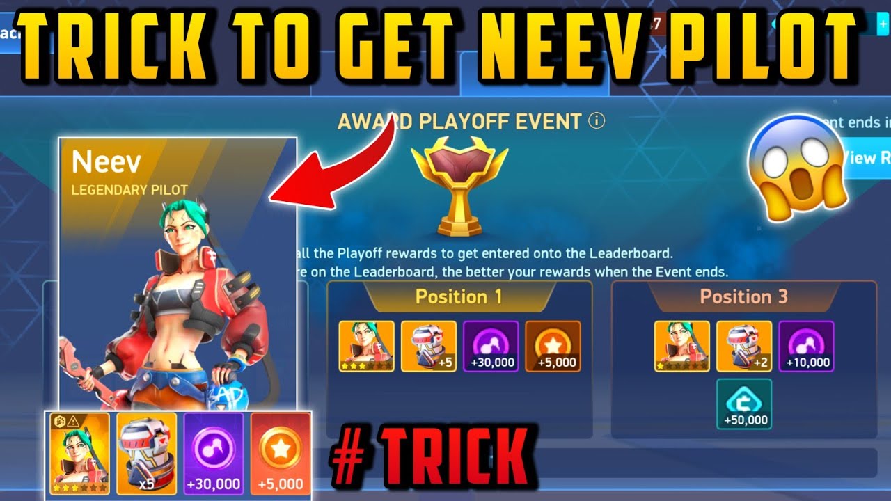 Trick To Get Neev Pilot From Play-off Event 😰 || Mech Arena Play-off ...