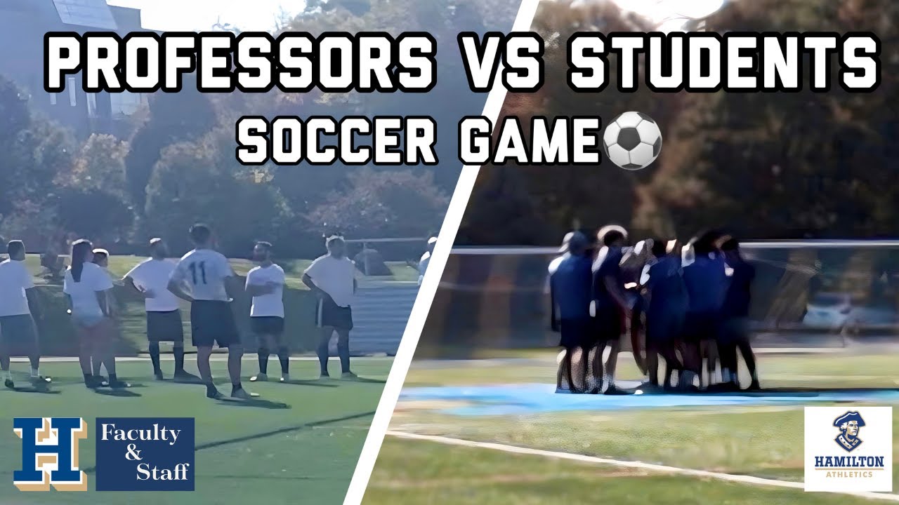 College Professors vs College Students Soccer Game (Hamilton College ...