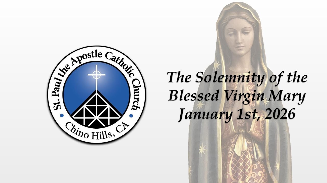 The Solemnity of Blessed Virgin Mary | January 1, 2026 - YouTube