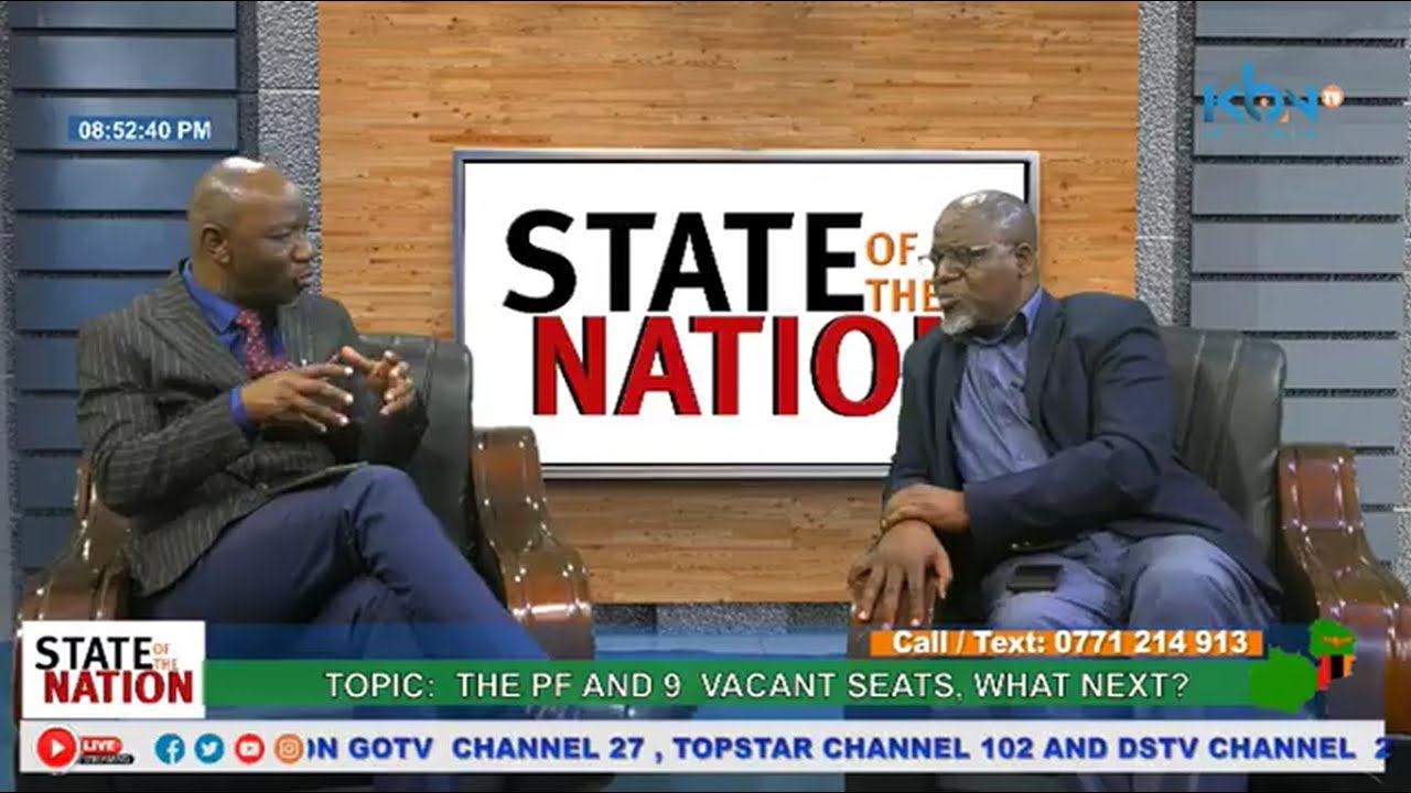 STATE OF THE NATION - HON George Chisanga // The PF 9 Vacant Seats What ...