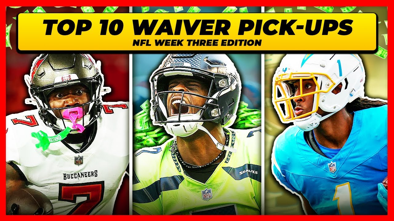 The Top 10 Waiver Wire Pick-Ups for NFL Week 3 - YouTube