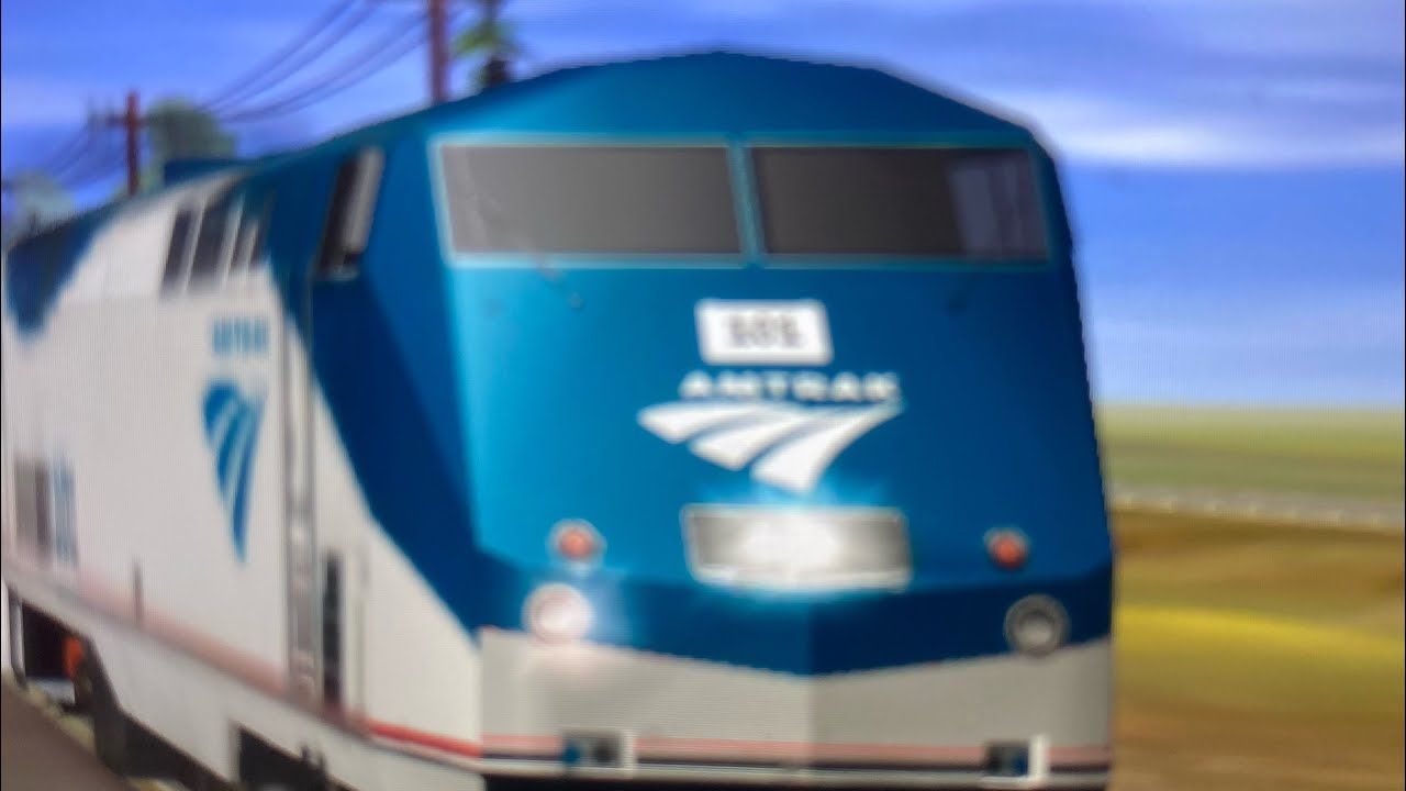 RARE AMTRAK HAS VINTAGE BLUE COMET CARS Trainz 2 - YouTube