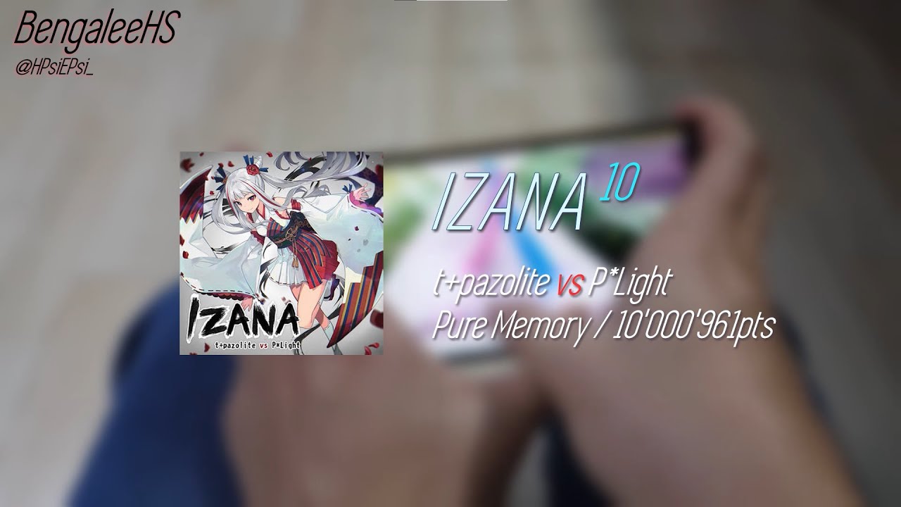 [Arcaea] IZANA FTR 10 PM(-15) (Thumb Play) - YouTube