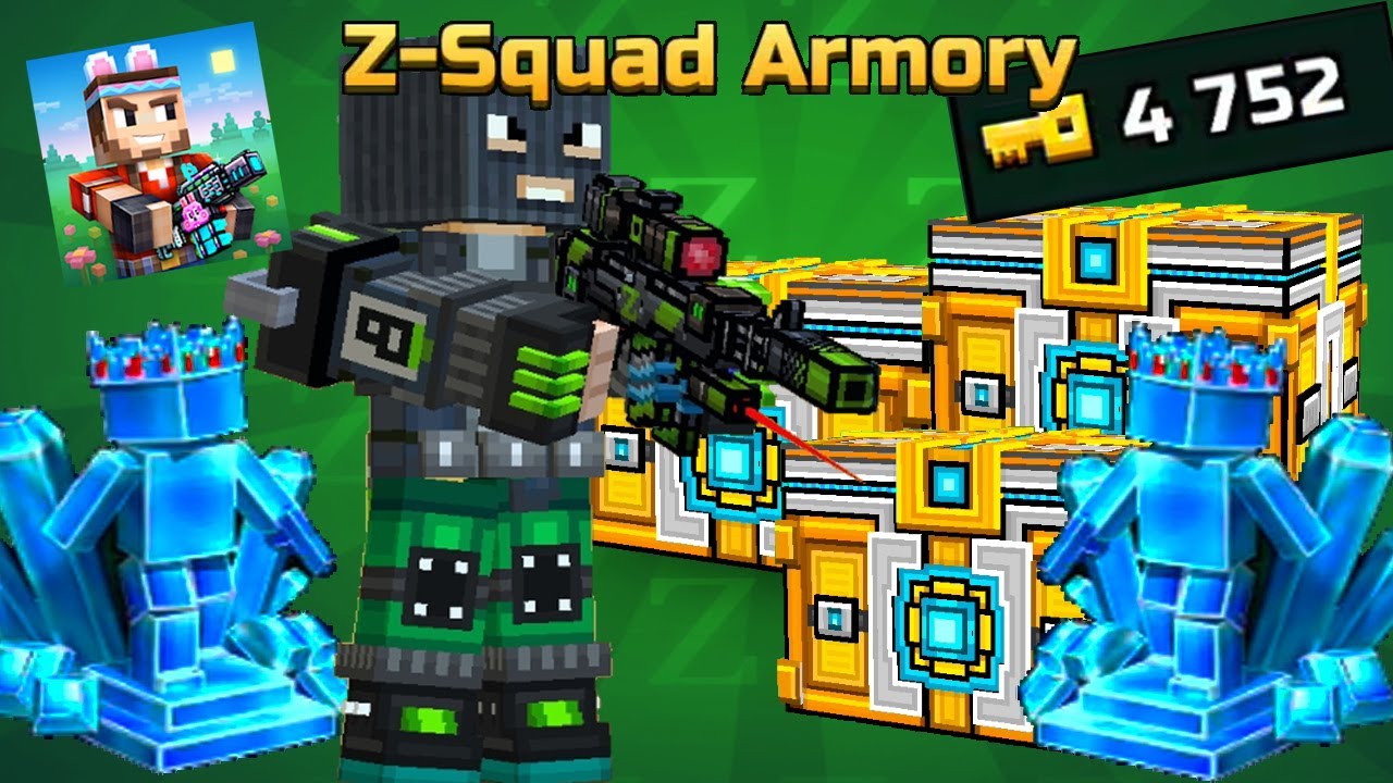 Pixel Gun 3D - 4500 KEYS *Opening Chests* - 3 SUPER CHESTS [Z-Squad ...