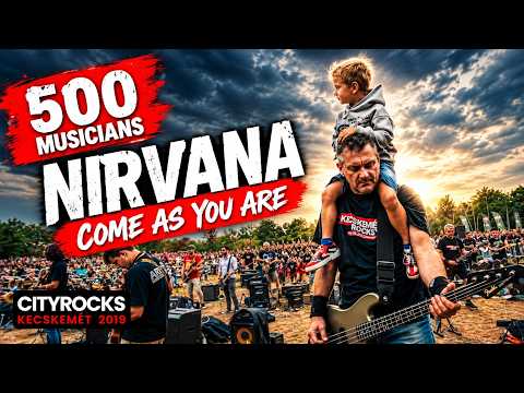 Come As You Are (NIRVANA) -  500 musicians - @CITYROCKS (The biggest rock band in Central Europe)