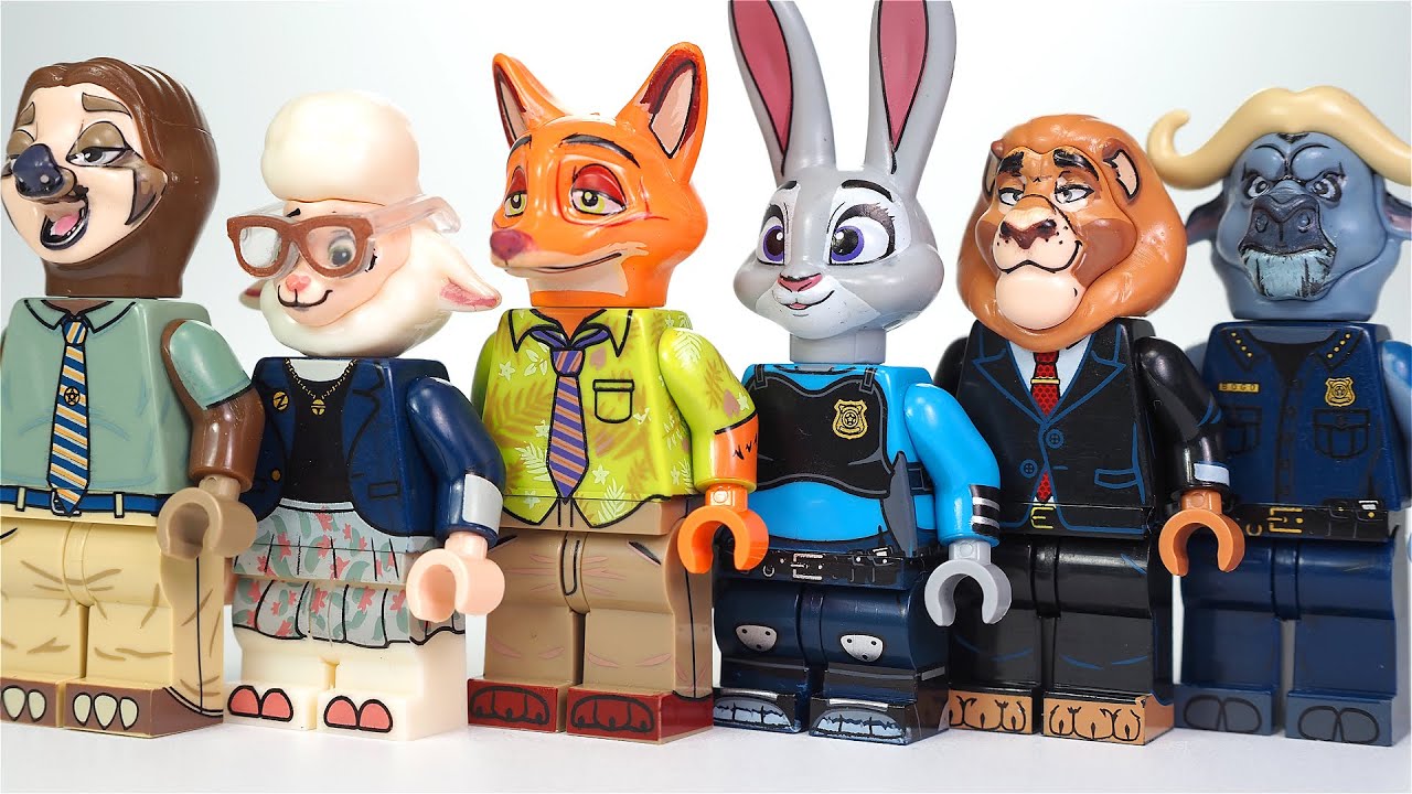 LEGO Zootopia 2 | Zootopia Unofficial Lego Minifigures RT8012 - YouTube
