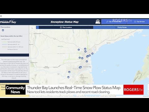Thunder Bay Launches Real-Time Snow Plow Status Map | Rogers tv