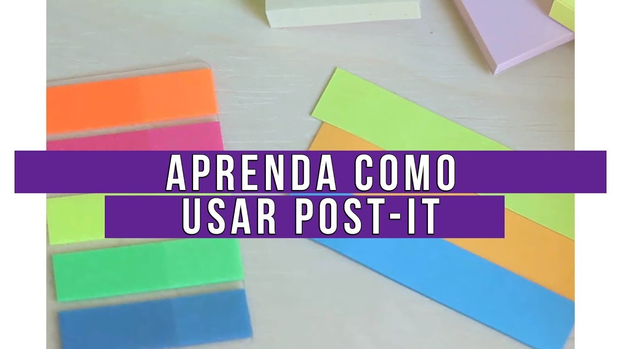 MANUAL DO POST-IT #1 - Como Usar os Post-its | Laryssa Moura - YouTube