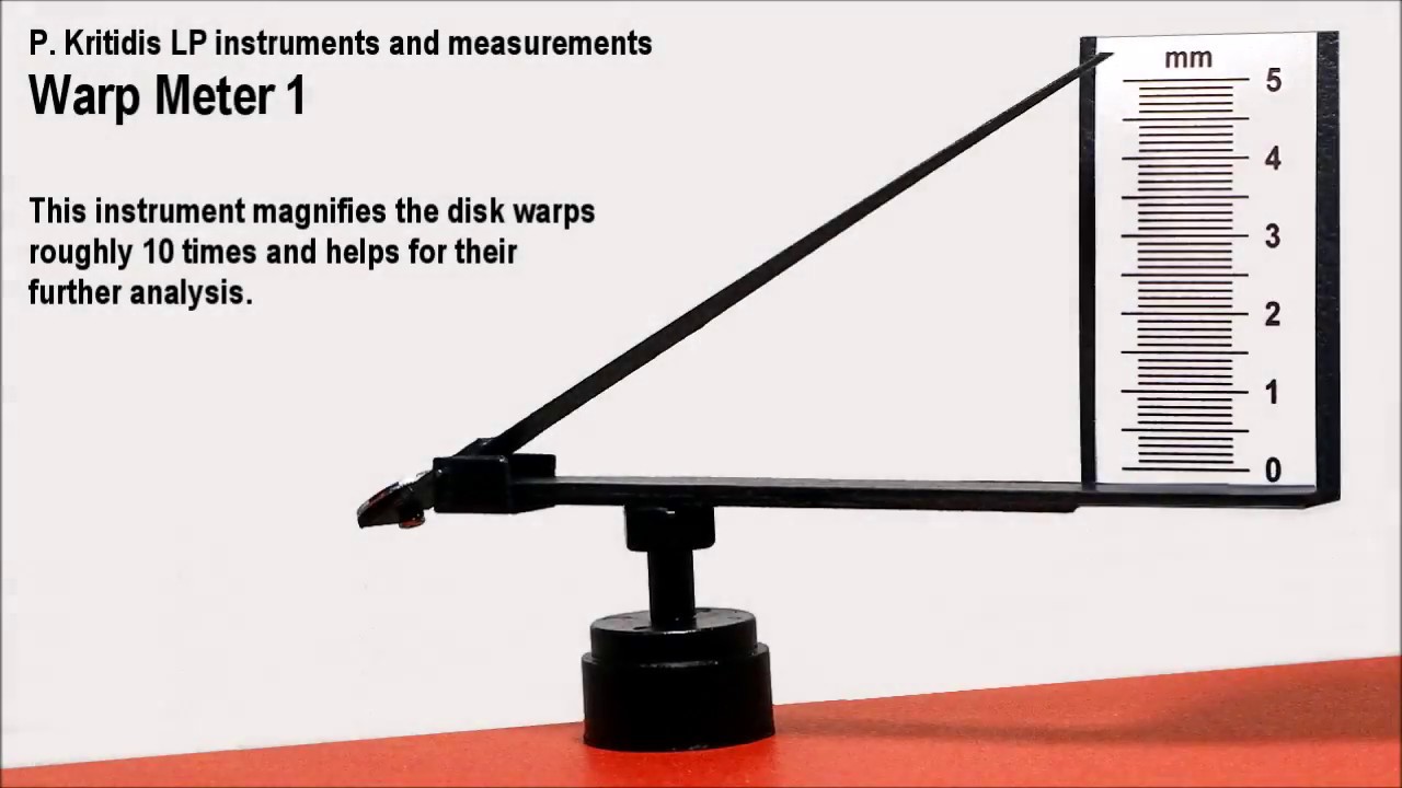 Vinyl Disk Warp Meter - YouTube