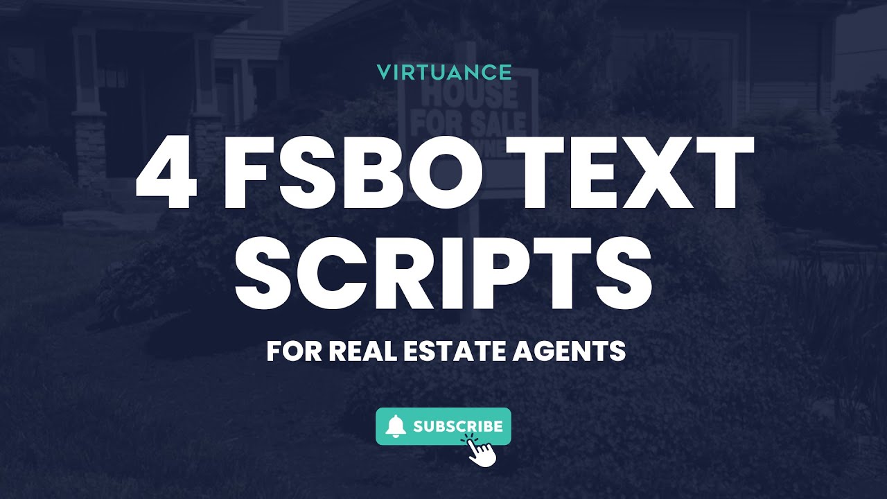 4 Real Estate Text Scripts to Win Win FSBO Clients - YouTube