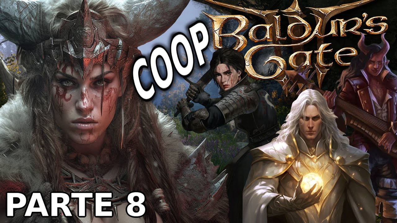 Baldur's Gate 3 (Parte 8) - CAMINO a PUERTA de BALDUR (COOP) - LA CIUDAD MÁS VIVA - YouTube