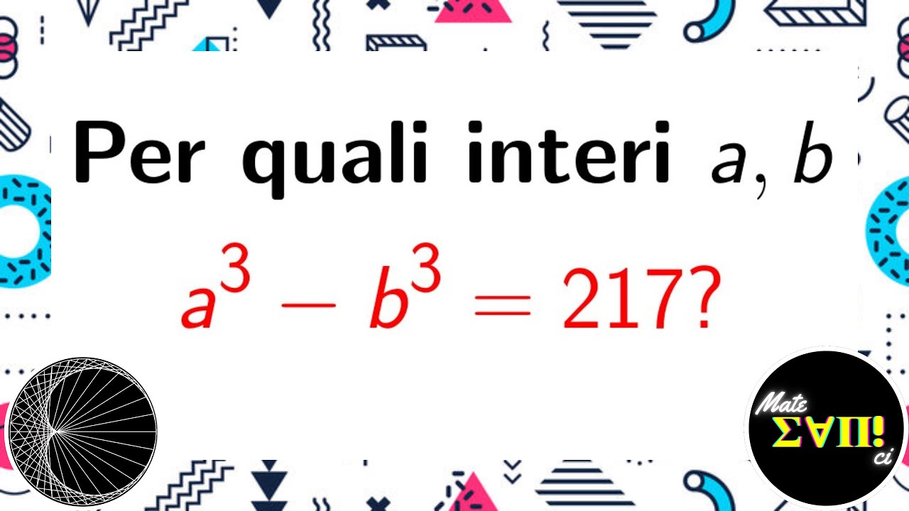 Differenza di cubi - mateMATTIci - YouTube