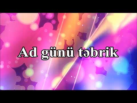Ad günü təbrik