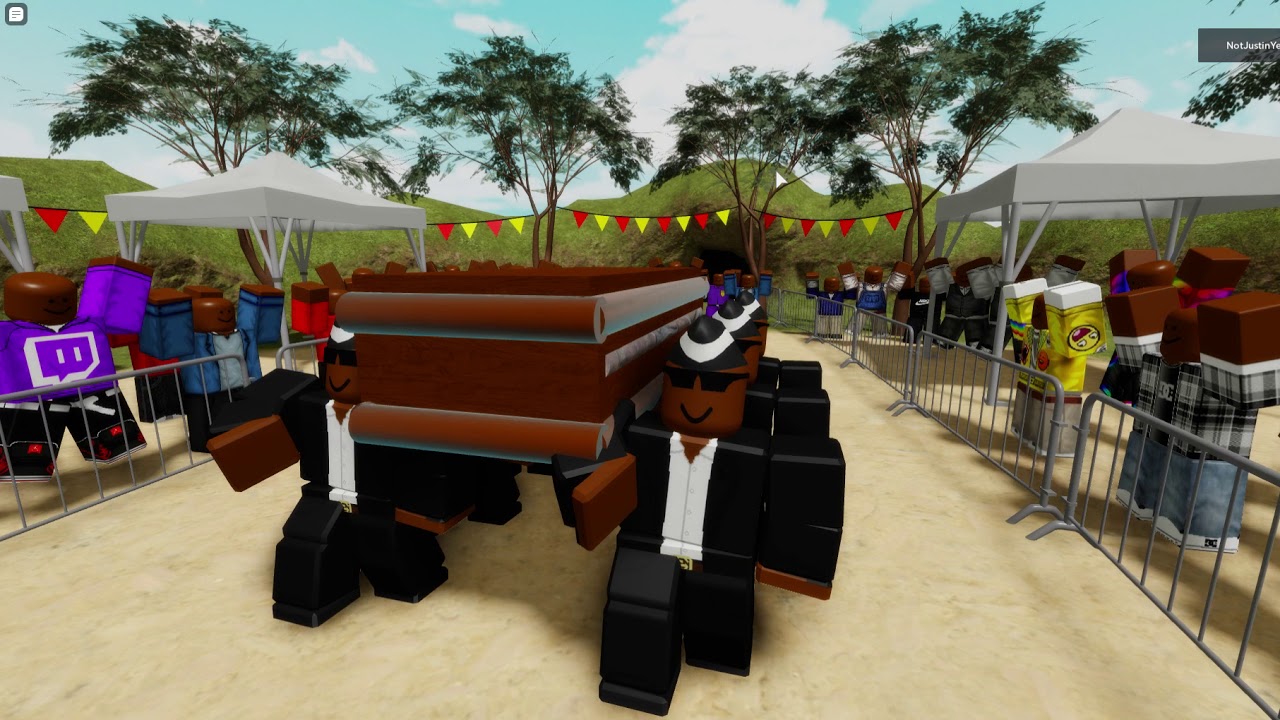 coffin dance in roblox - YouTube