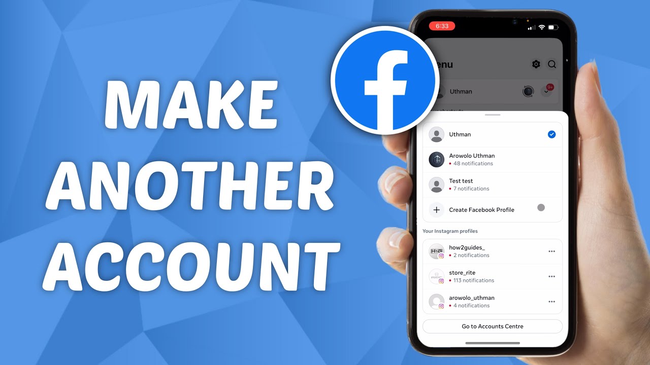 How to Create Another Facebook Account Without Email and Phone Number ...