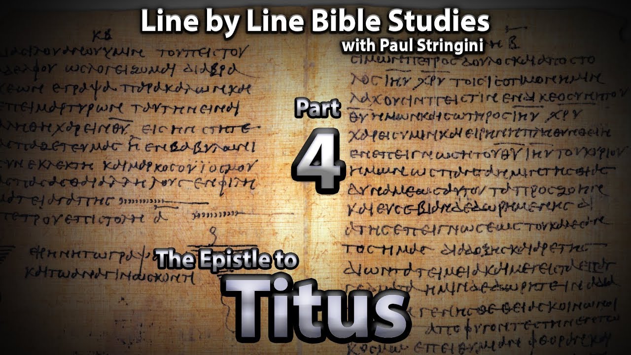 The Epistle to Titus Explained - Bible Study 4 - Titus 1:10-14 - YouTube