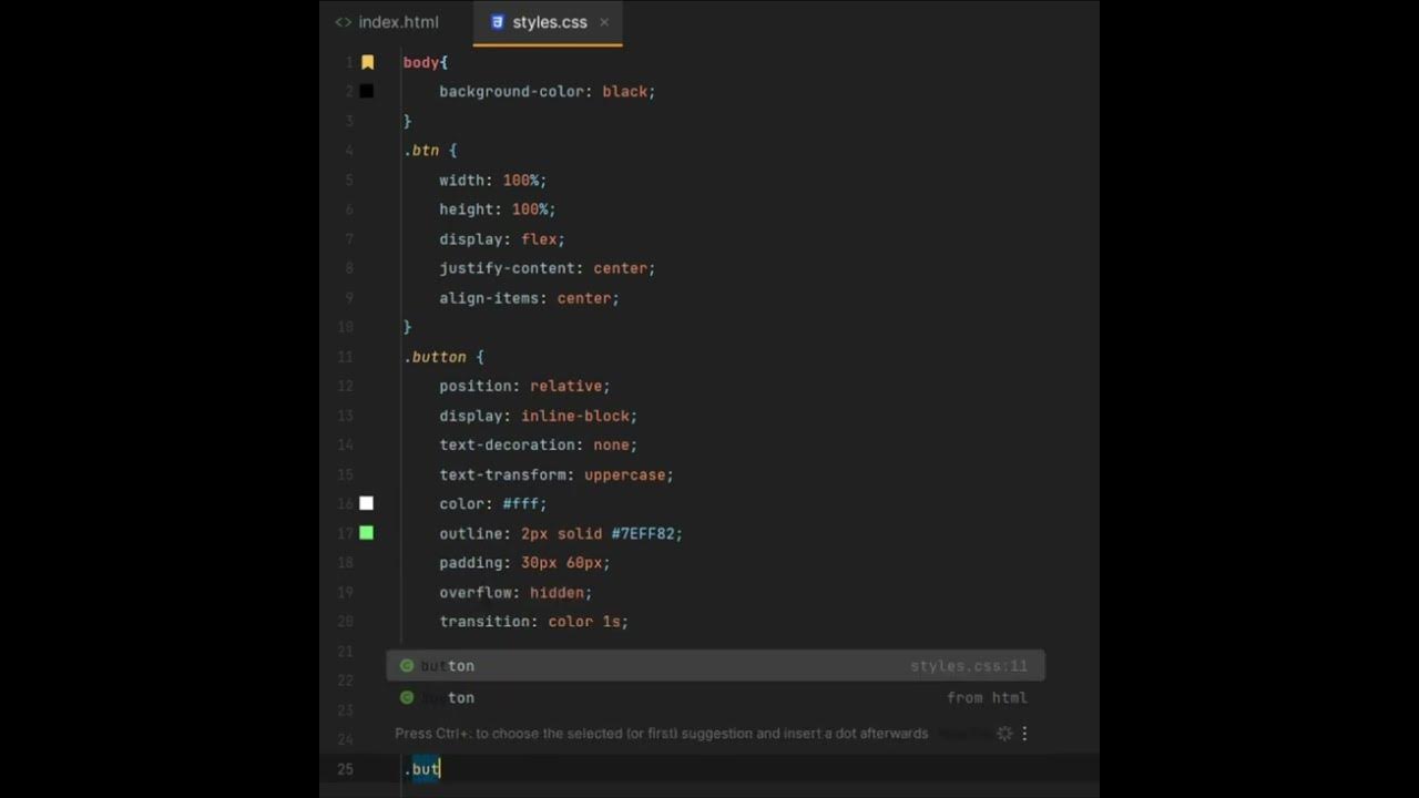 Create Animated Button in HTML and CSS #html #css - YouTube