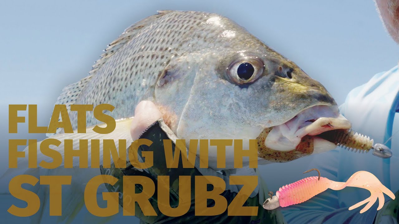 How to Catch Bream and Grunter on Soft Plastics - Flats Fishing with ...