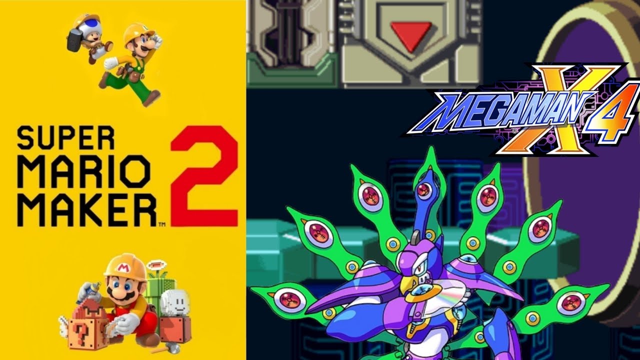Super Mario Maker 2 × MegamanX4: Cyber Space CYBER PEACOCK REMADE - YouTube