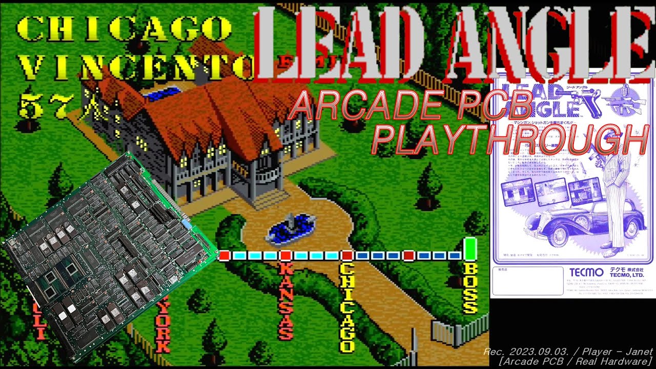 [Arcade PCB] Lead Angle / Dead Angle - 1CC / リードアングル / 리드 앵글 1코인 공략 ...