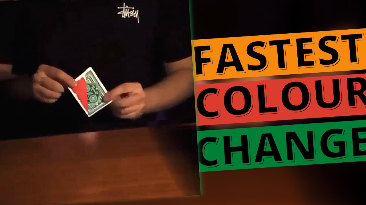The WORLDS FASTEST Color Change || probably :) || Daily Dose of Magic ...