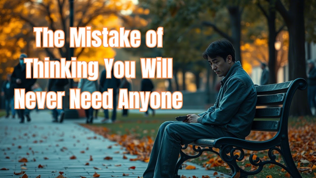 The Mistake of Thinking You Will Never Need Anyone - YouTube
