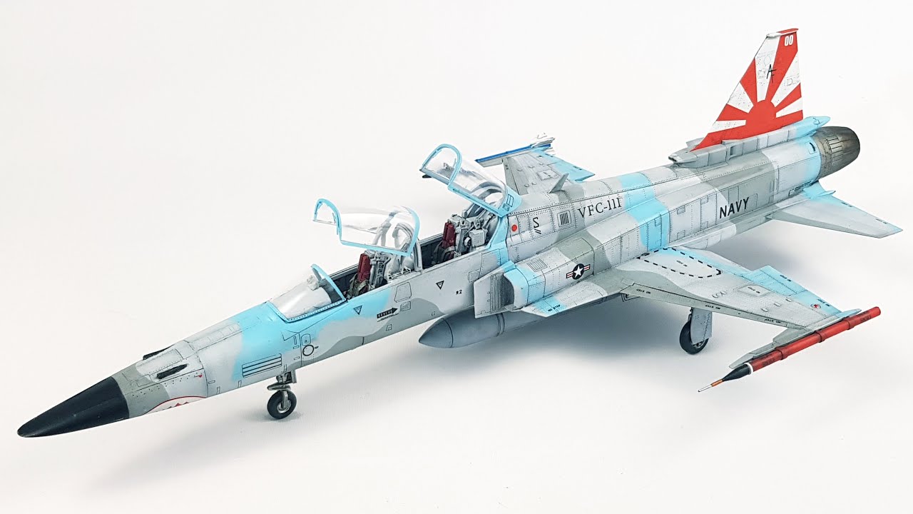 Freedom model kits 1 48 F 20 tigershark 2017 build - YouTube