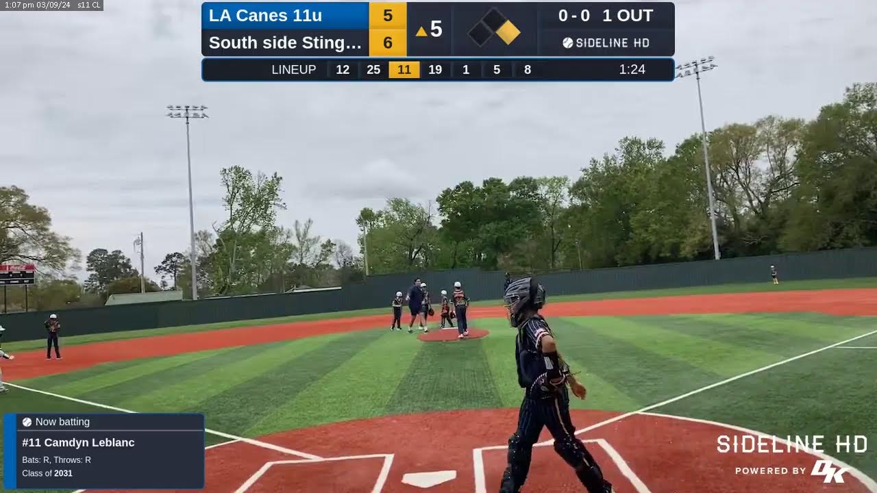LA Canes 11u @ South side Stingers (2024.03.09) - YouTube