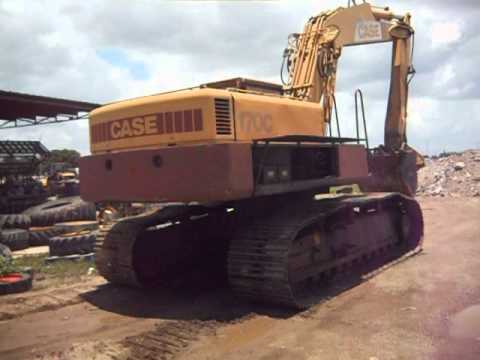 EXCAVATOR CASE 170C - YouTube