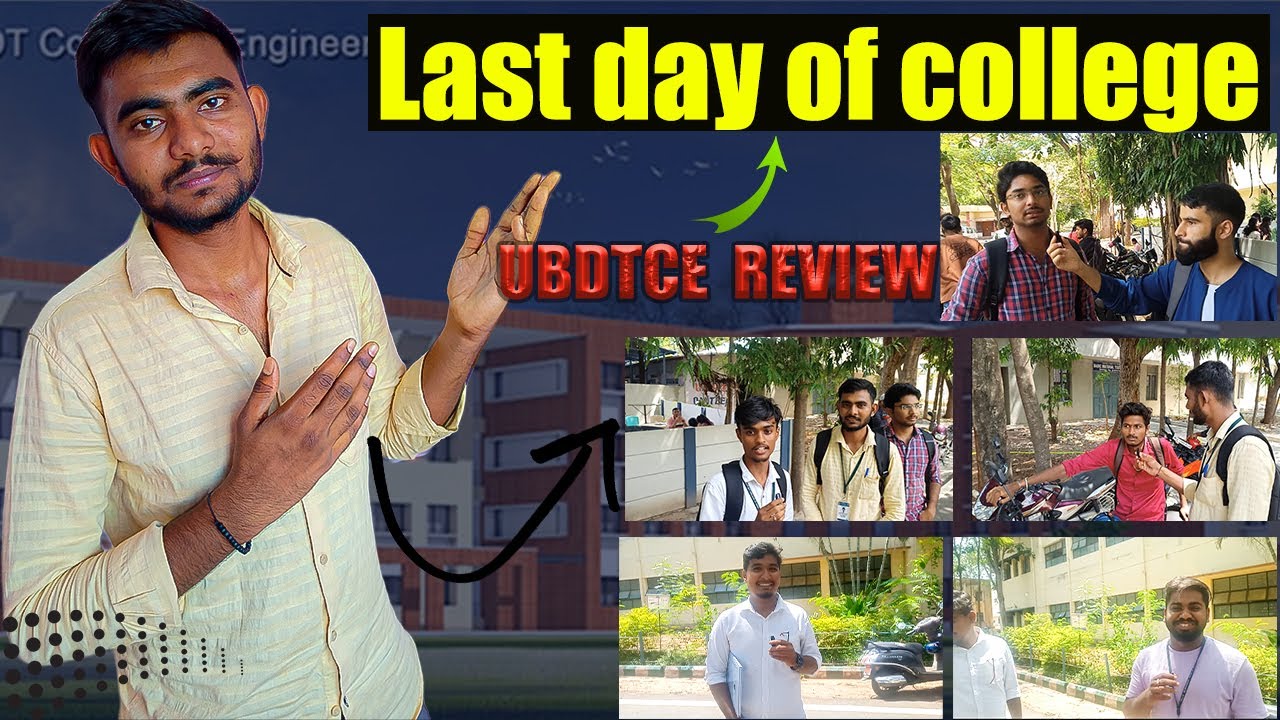 UBDT COLLEGE LAST DAY OF MECHANICAL ENGINEERING STUDENTS REVIEW - YouTube