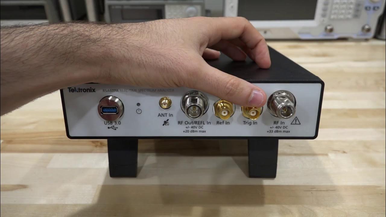 TSP #100 - Tektronix RSA607A Real-Time Spectrum Analyzer Review ...