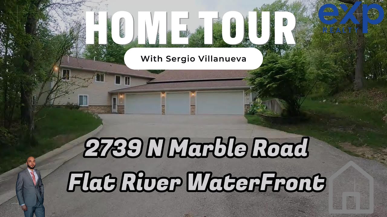 Flat River | Belding, MI | 1,500 SF | 17 Acres Oak Forest | 5 Beds | 3 ...