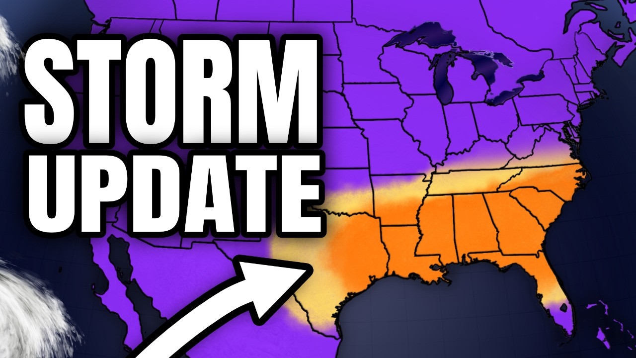 Severe Storms Possible as Pattern Turns Spring-Like - YouTube