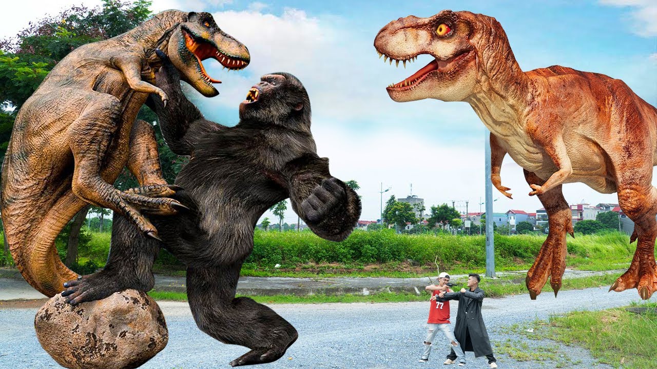 T-Rex Chase - Part 112- Jurassic World Dinosaur Fan Movie - YouTube