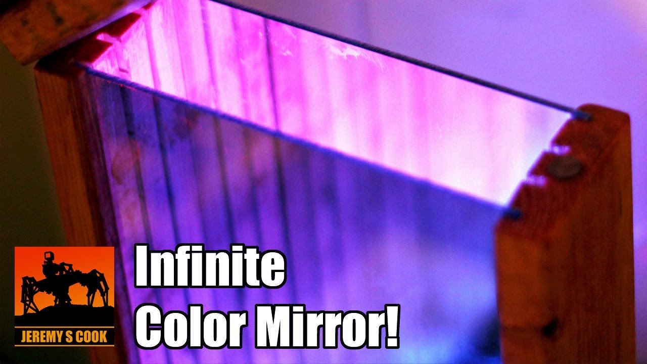 A Programmable RGB LED Infinity Mirror - YouTube