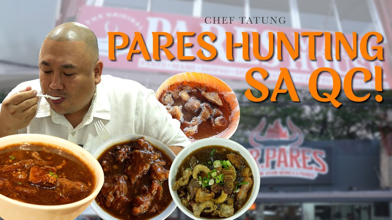 On the hunt for the delicious pares near you? | Chef Tatung - YouTube