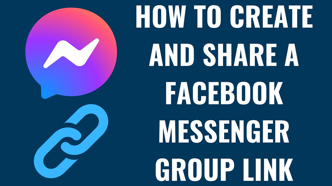 How to Create and Share a Facebook Messenger Group Link - YouTube