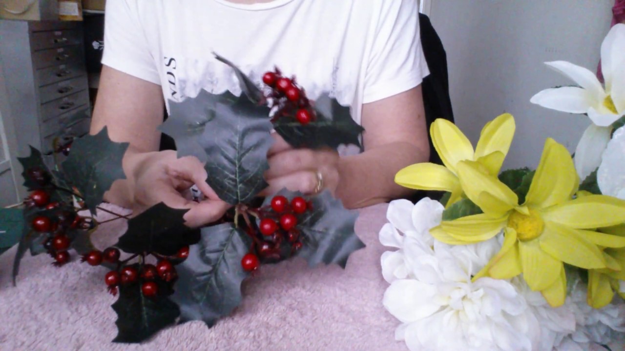 ASMR silk flowers - YouTube