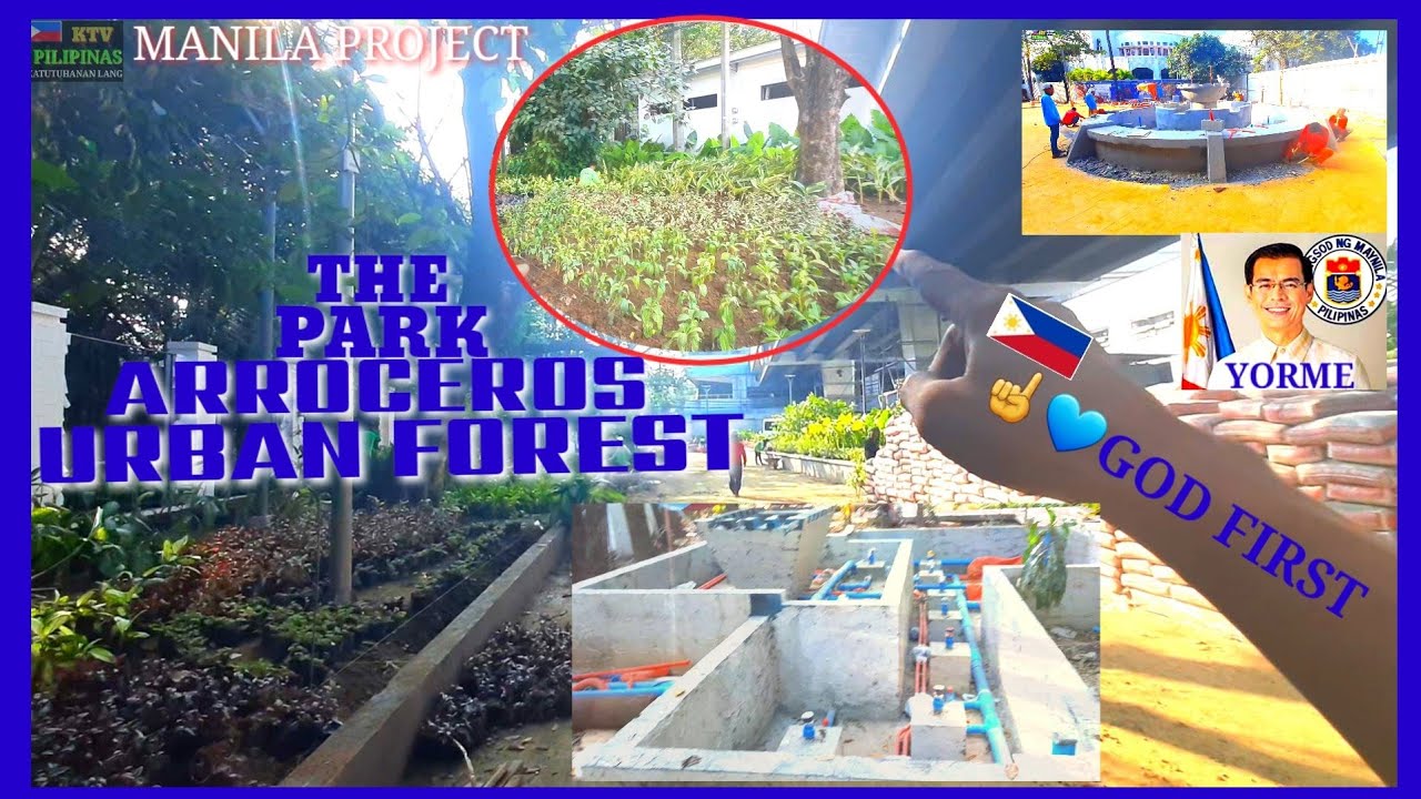 MANILA PROJECT | ARROCEROS URBAN FOREST PARK LANDSCAPING UPDATE - YouTube