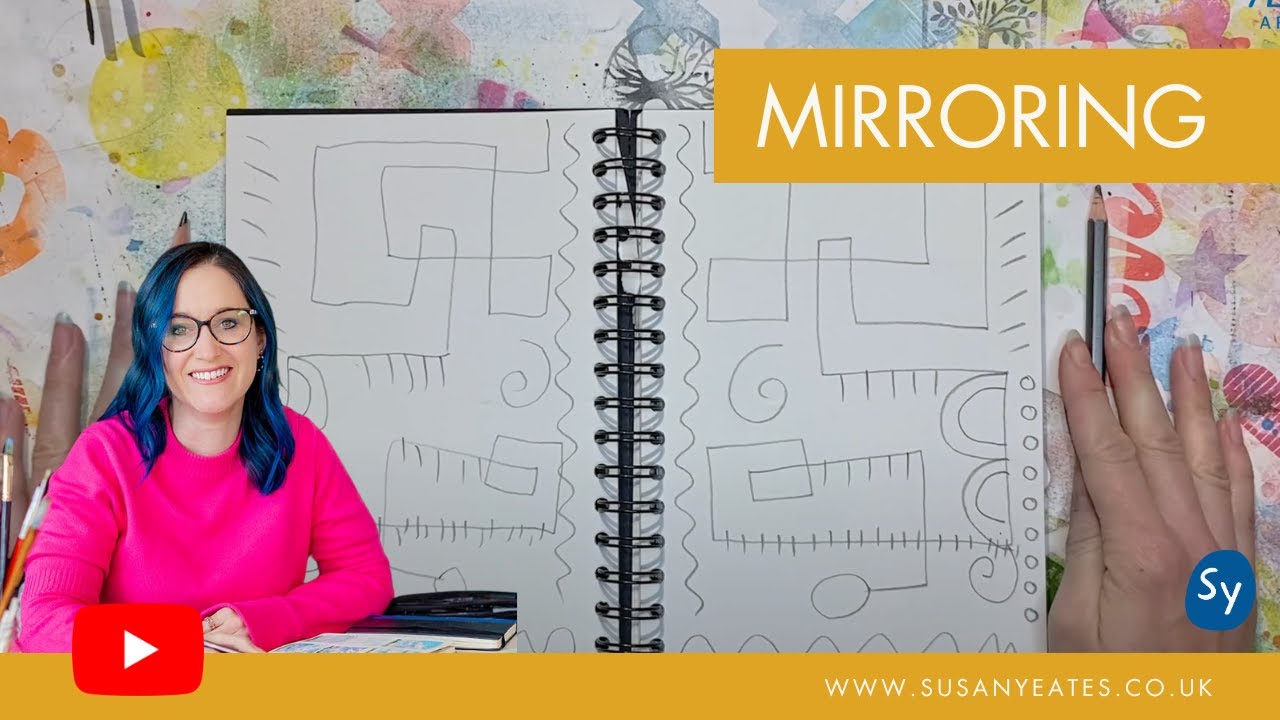 Mirroring - sketchbook warm-up exercise - YouTube