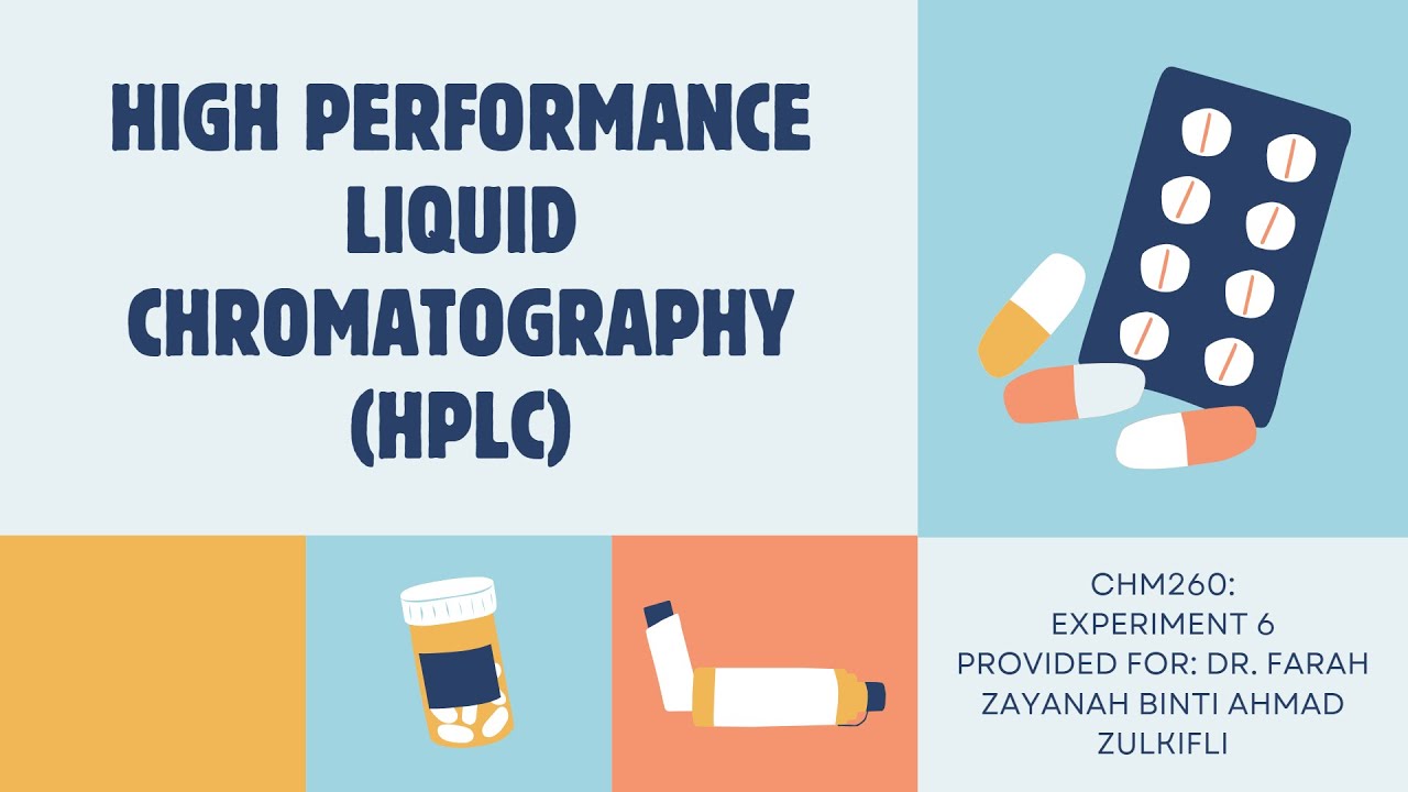 CHM260 EXP 6 HIGH-PERFORMANCE LIQUID CHROMATOGRAPHY (HPLC) - YouTube