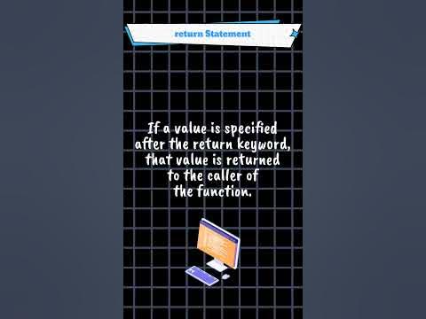 Daily Question - 67 | What is the purpose of return statement ? #codelife #dailyquestion #shorts ...