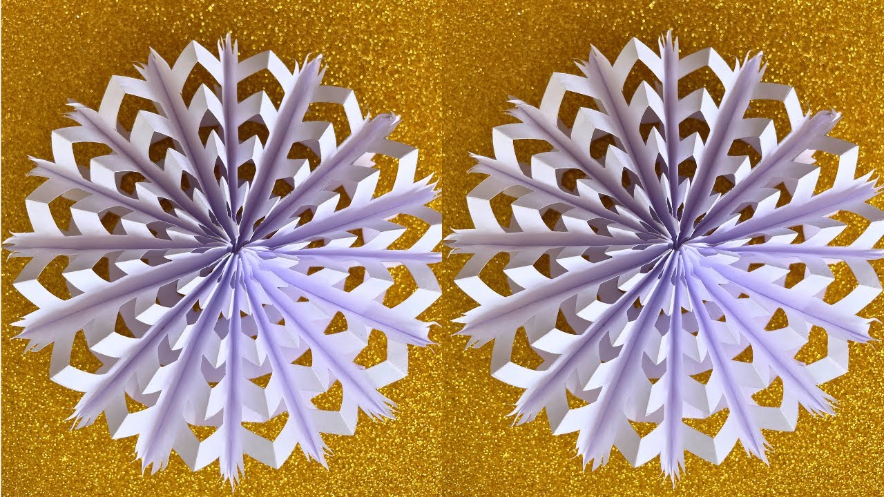 How to Make a Stunning 3D Snowflake | Easy Christmas Craft for 2024 ...