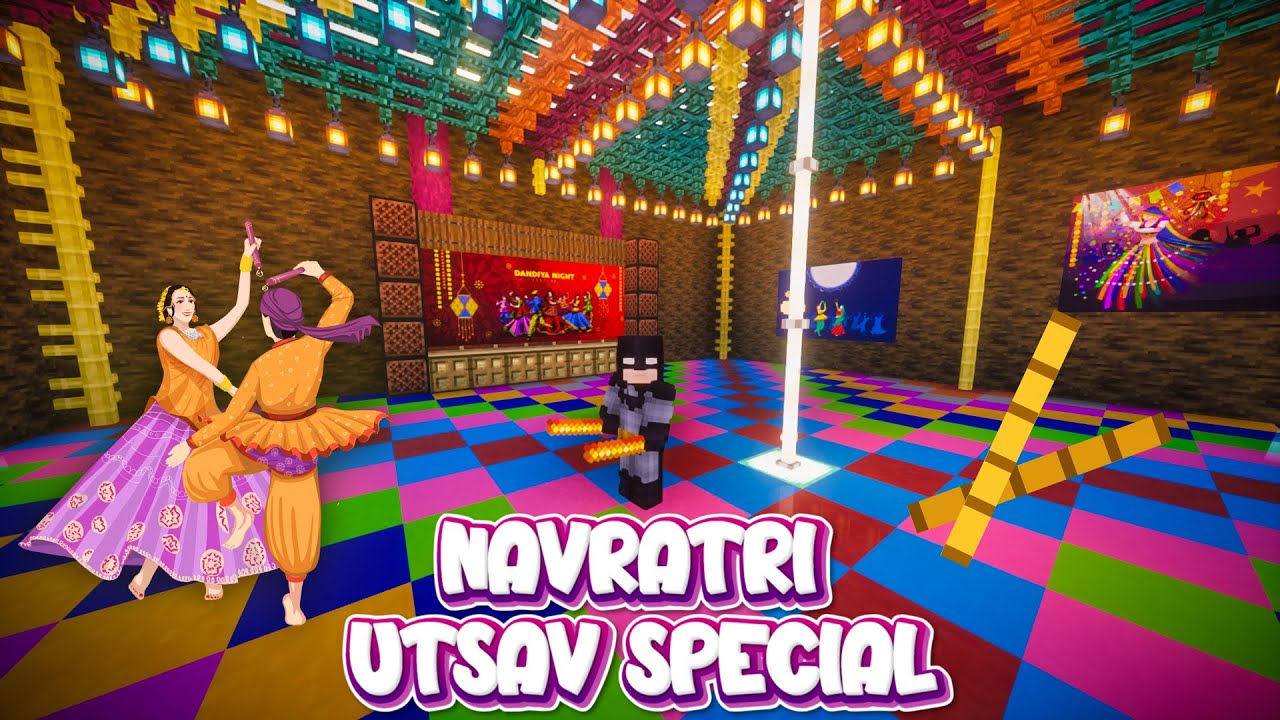 🕺 NAVRATRI UTSAV SPECIAL MINECRAFT SPM LIVE ️🕺 - YouTube