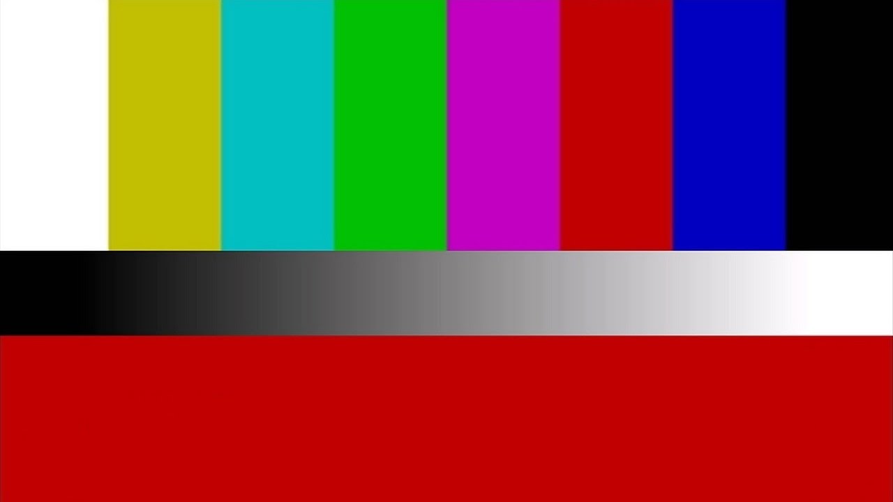 Colour Bars + 1kHz Tone - YouTube