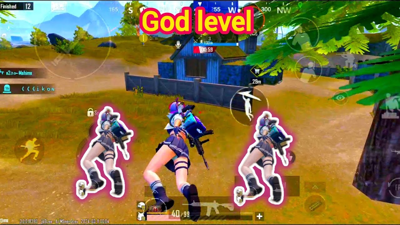 pubg mobile God level gameplay #godlevel #rushgameplay #clutch #pubg ...