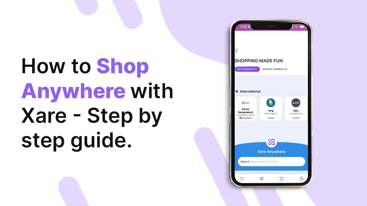 How to shop on Xare app | Step-by-step guide | English - YouTube