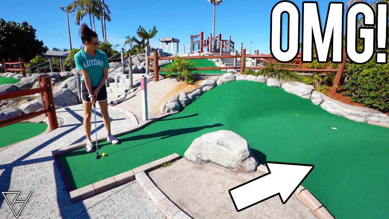 We Have Never Seen A Mini Golf Course Like This! | Hole In One! - YouTube