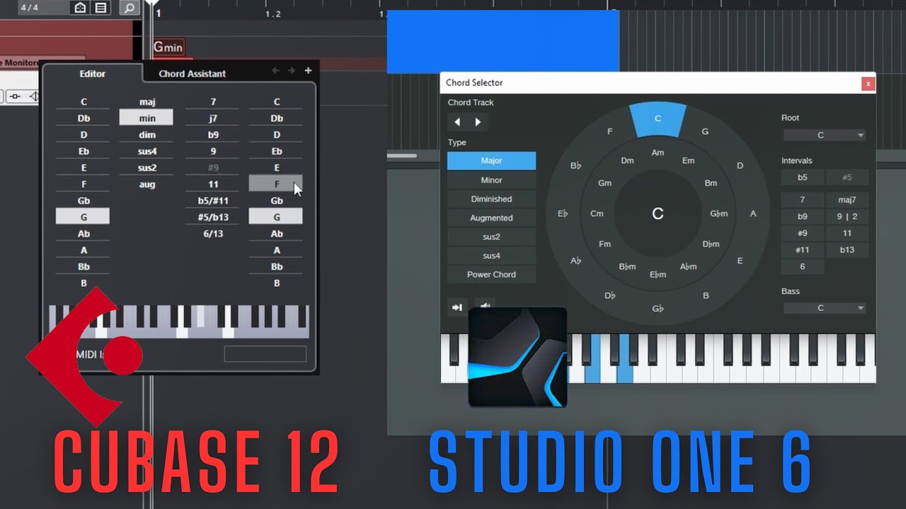 Chord Track | Cubase 12 VS Studio One 6 | Which is Better? - YouTube