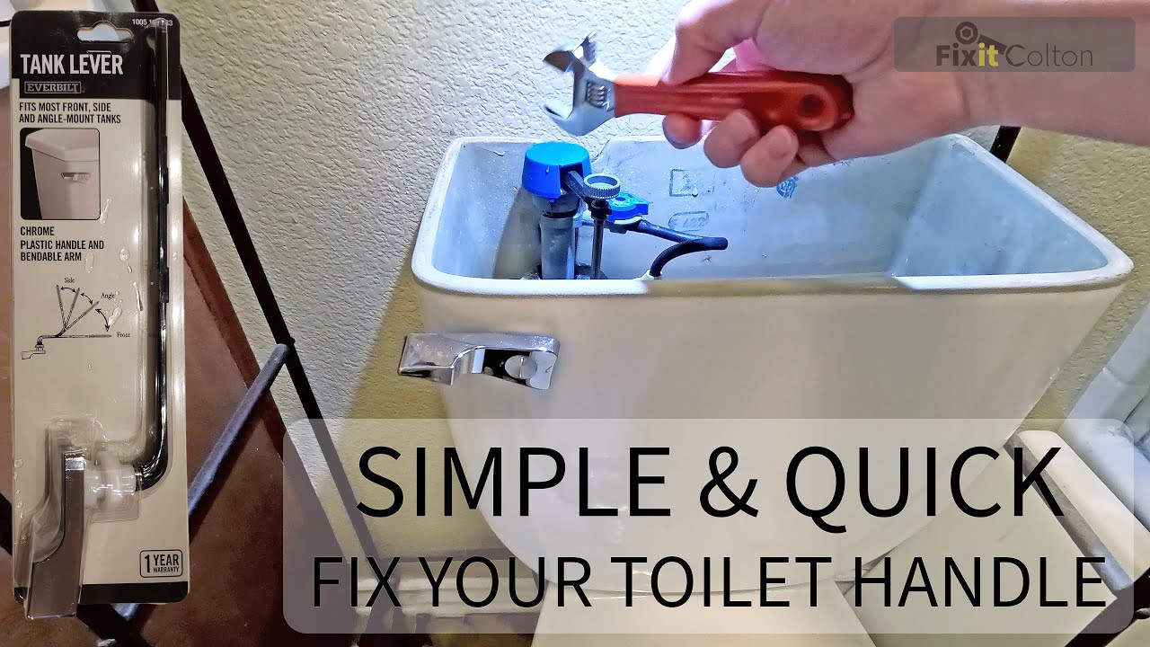 Easy Tutorial: Toilet Tank Lever/Handle Replacement (Full Video) - YouTube
